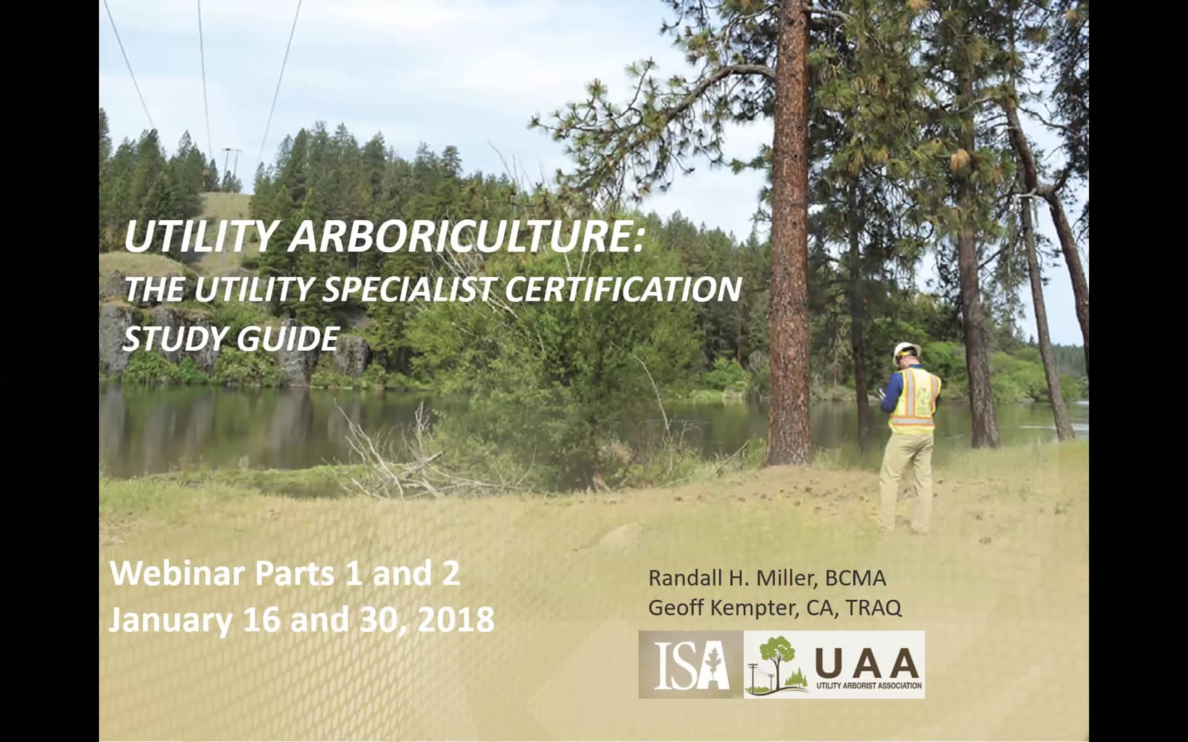 Review of Utility Arboriculture, A Study Guide for the ISA Utility Specialist Exam on Vimeo