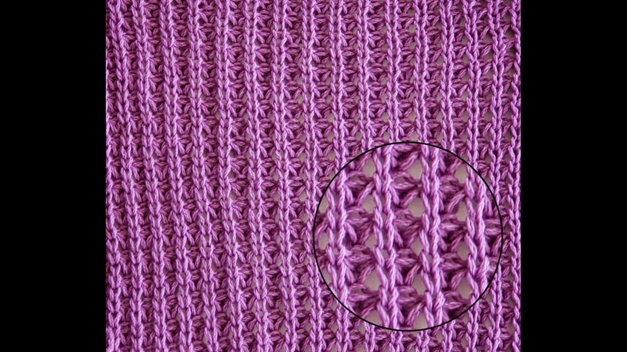 Waffle Stitch (Ribber) | Machine Knitting Tutorial