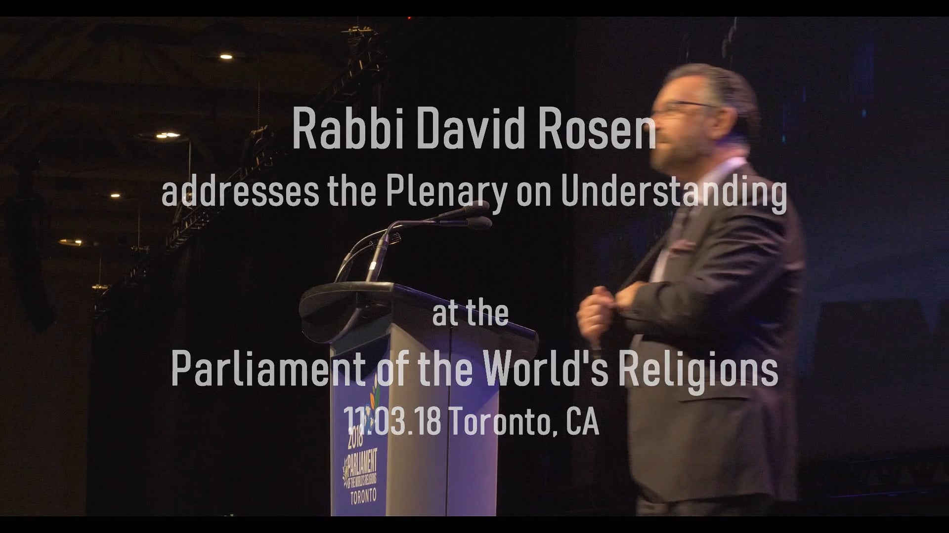 Rabbi David Rosen on Vimeo