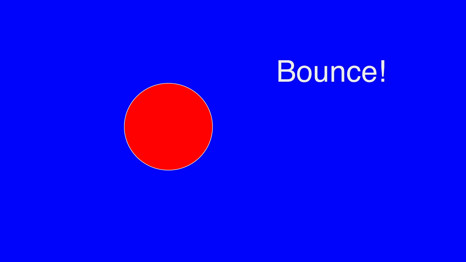 bounce on Vimeo