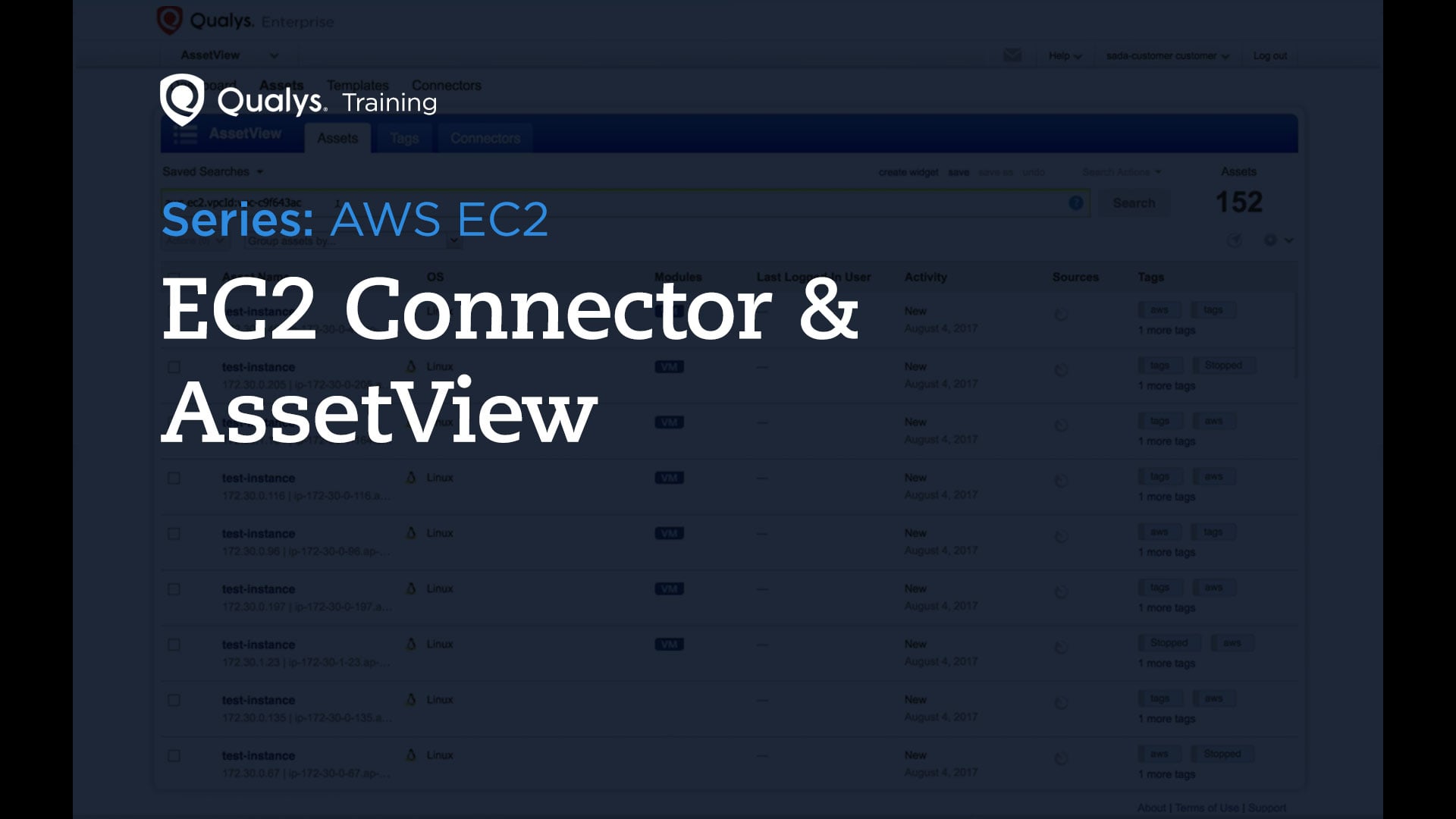 Video Library: AWS EC2 | Qualys, Inc. Video Library: AWS EC2 | Qualys, Inc.