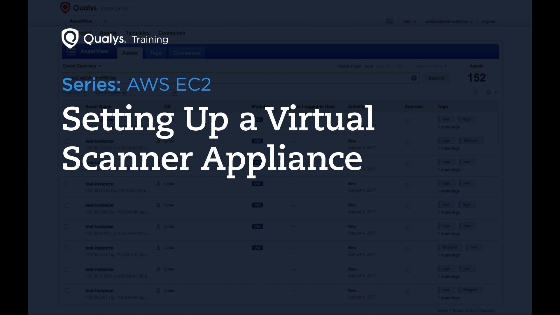 Video Library: AWS EC2 | Qualys, Inc. Video Library: AWS EC2 | Qualys, Inc.