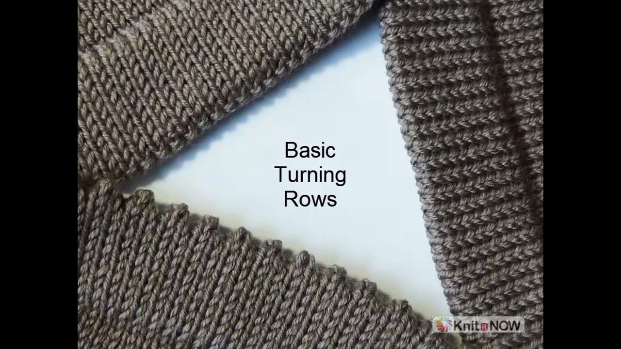 Basic Turning Rows | Machine Knitting Tutorial