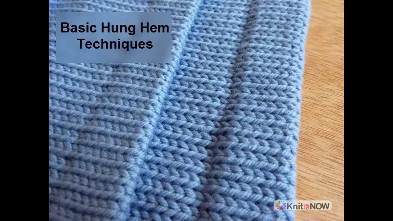 Hung Hem Basics | Machine Knitting Tutorial