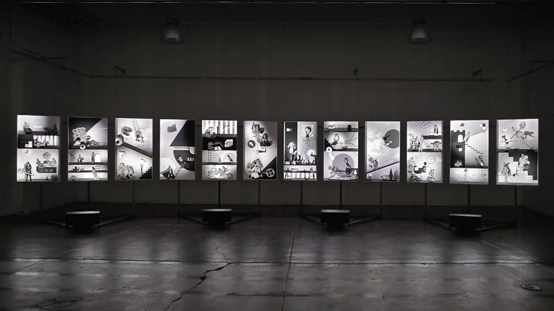 Mécaniques Discursives Expo Play (loop) in Mécaniques Discursives by Fred Penelle & Yannick ...