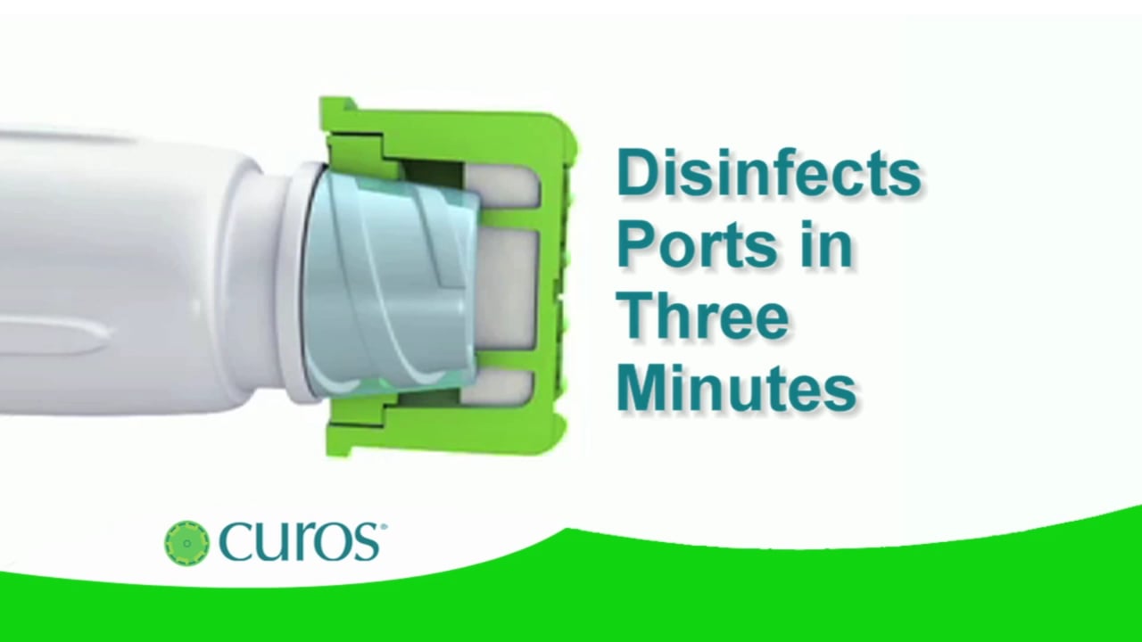 3M™ Curos™ Disinfecting Caps - Visible, Simple, Infection Control on Vimeo
