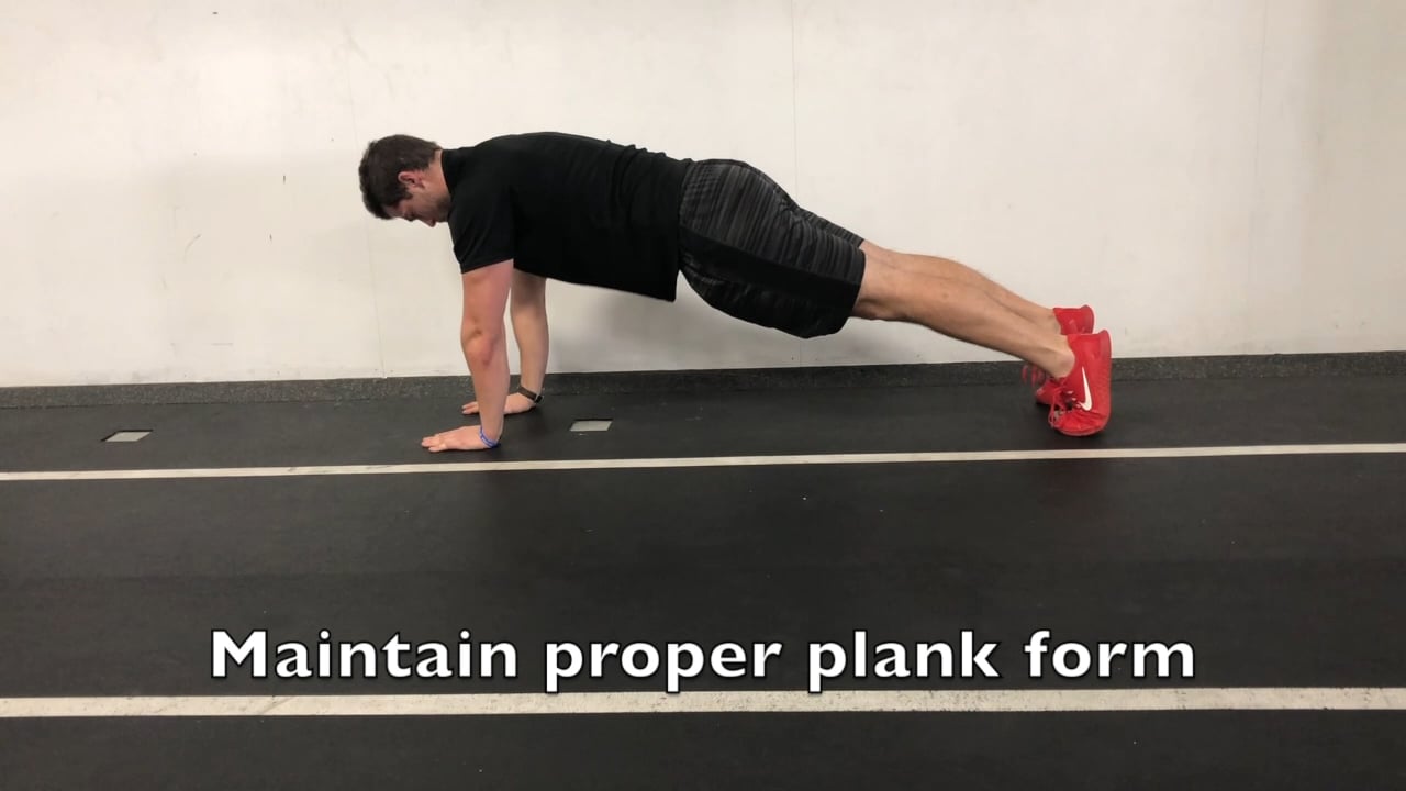 Plank - High Plank Walk Outs on Vimeo