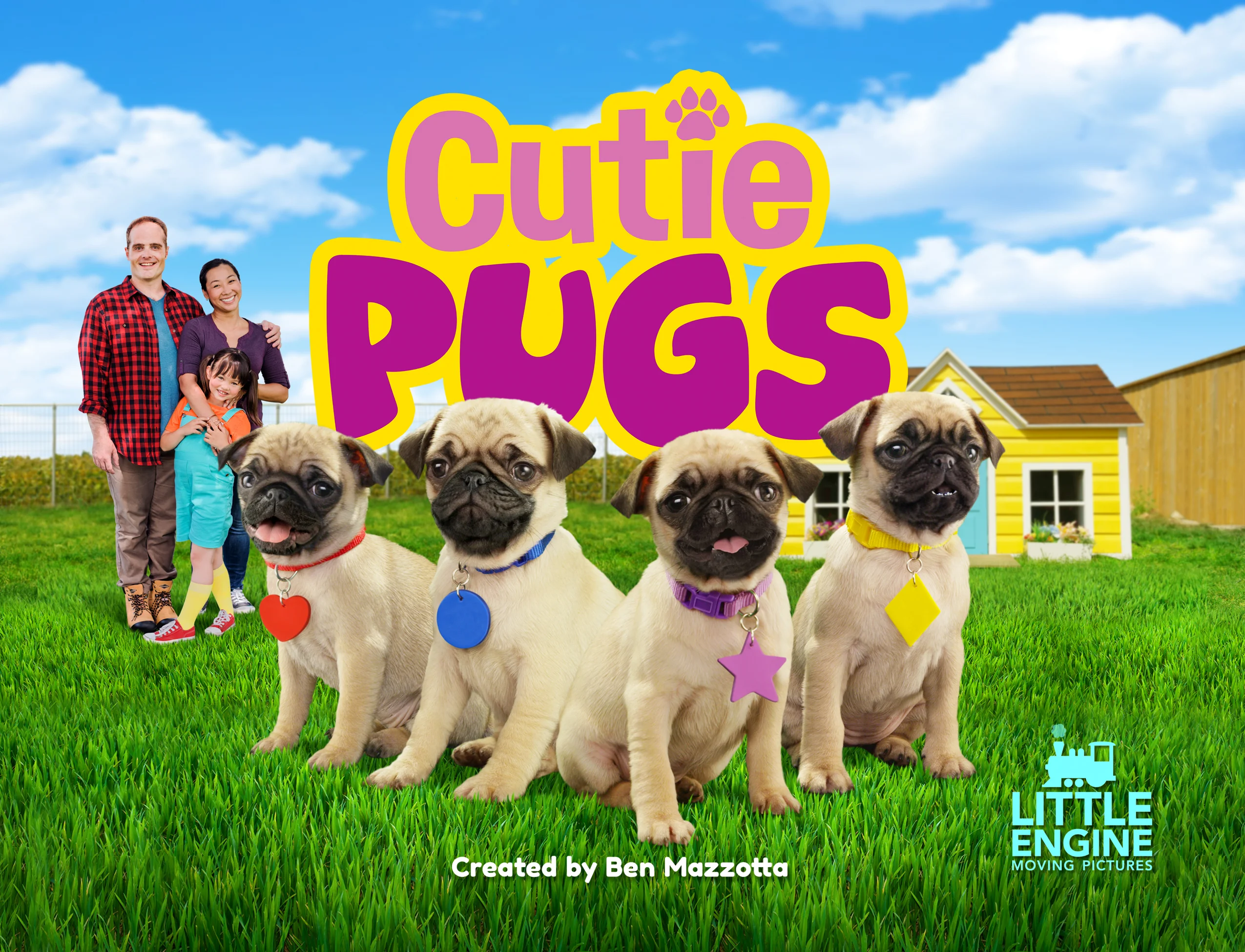 CUTIE PUGS (26 x 7')