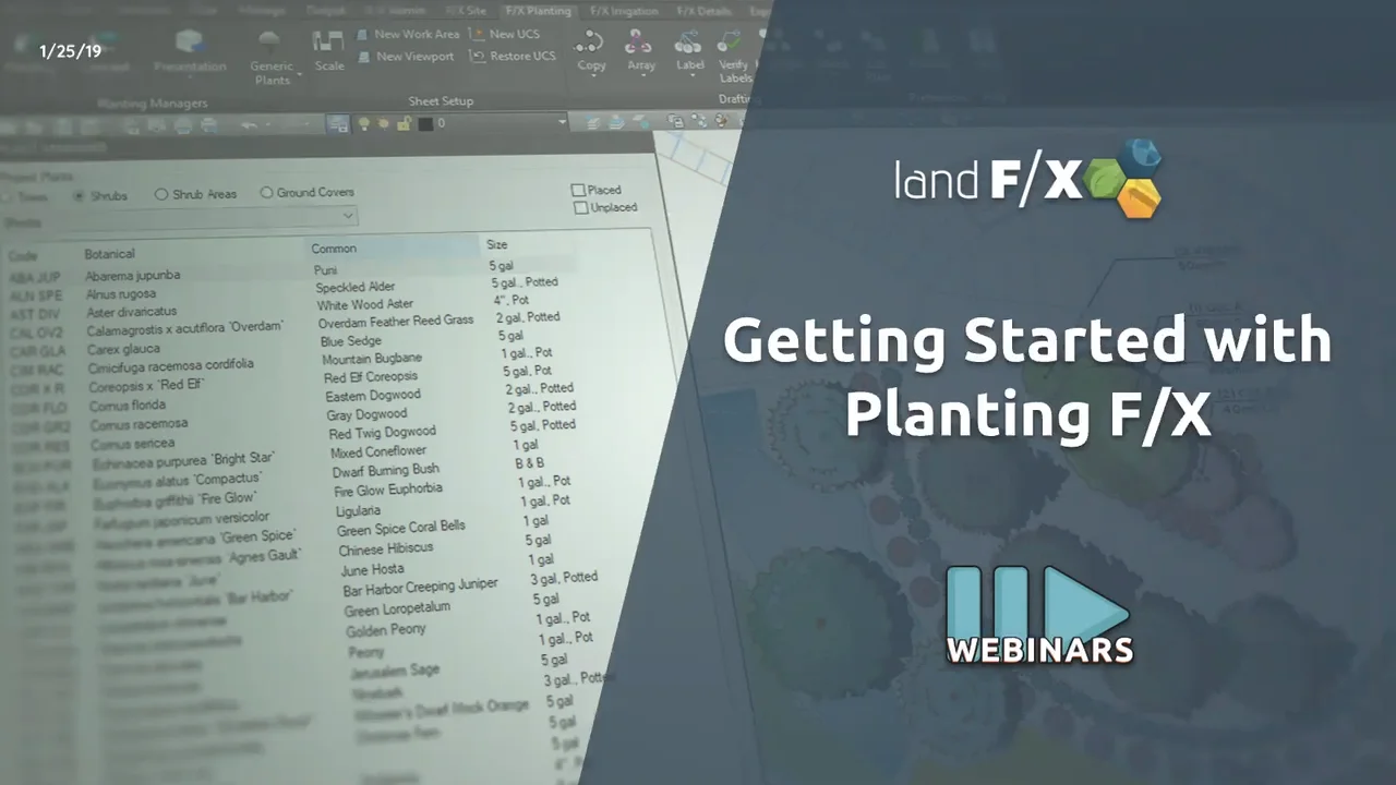 Getting Started With Planting F/X