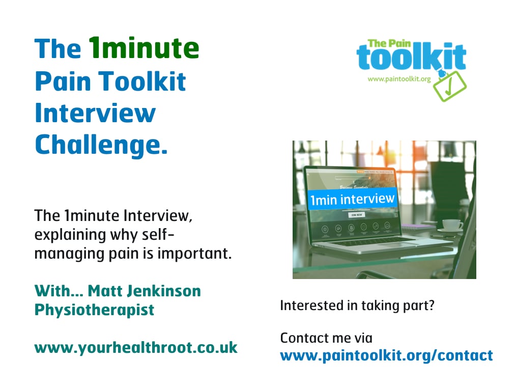 Matt Jenkinson Physiotherapist 28th Jan 2019 on Vimeo