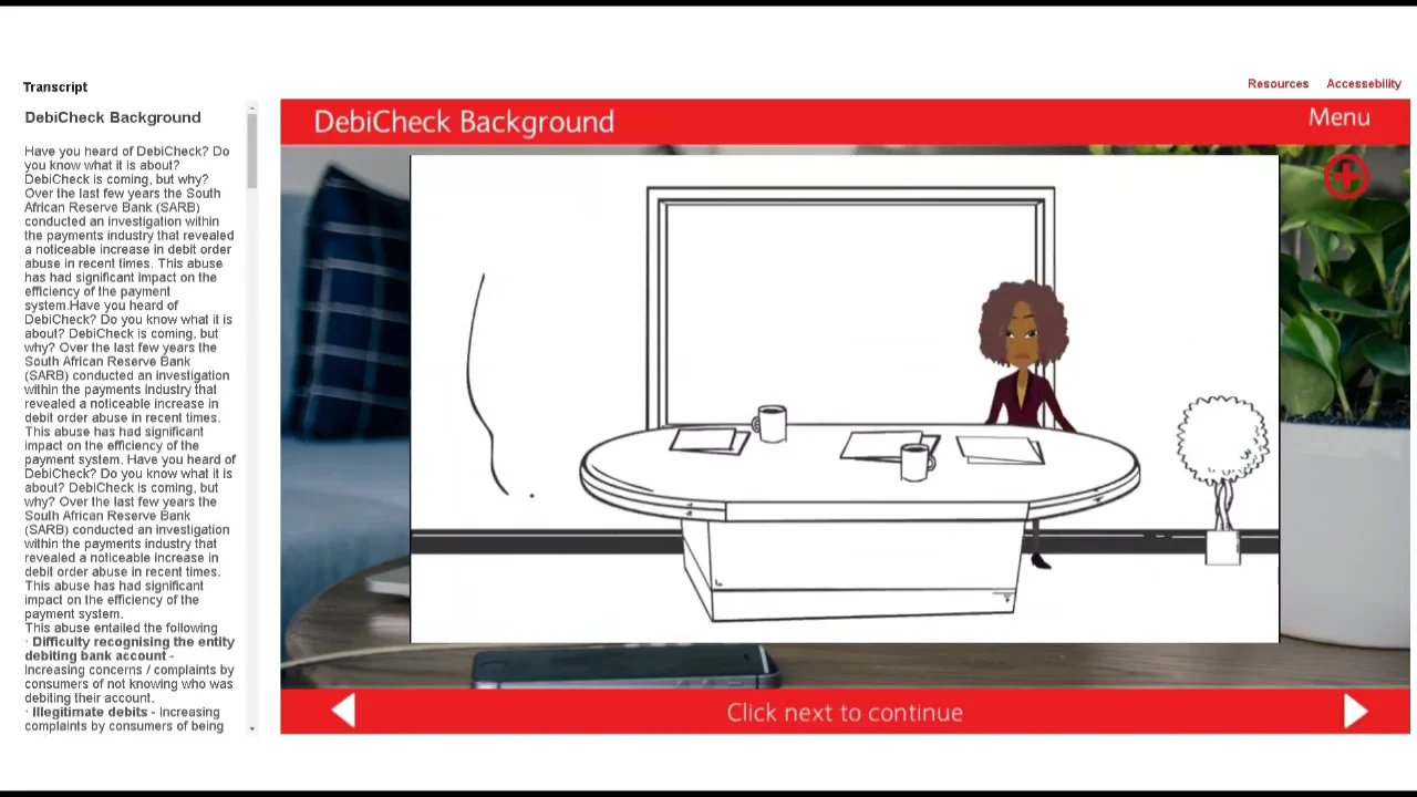 ABSA Debicheck demo on Vimeo