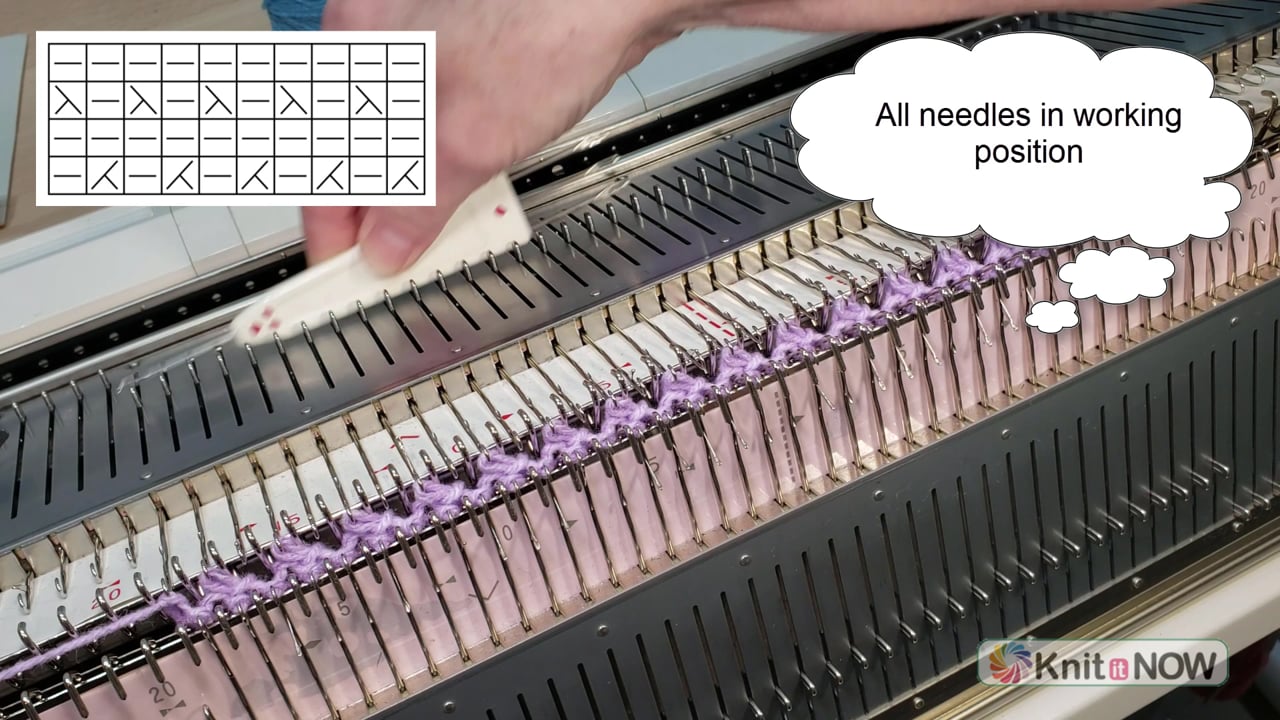 Lacy Ribber Hem | Machine Knitting Tutorial