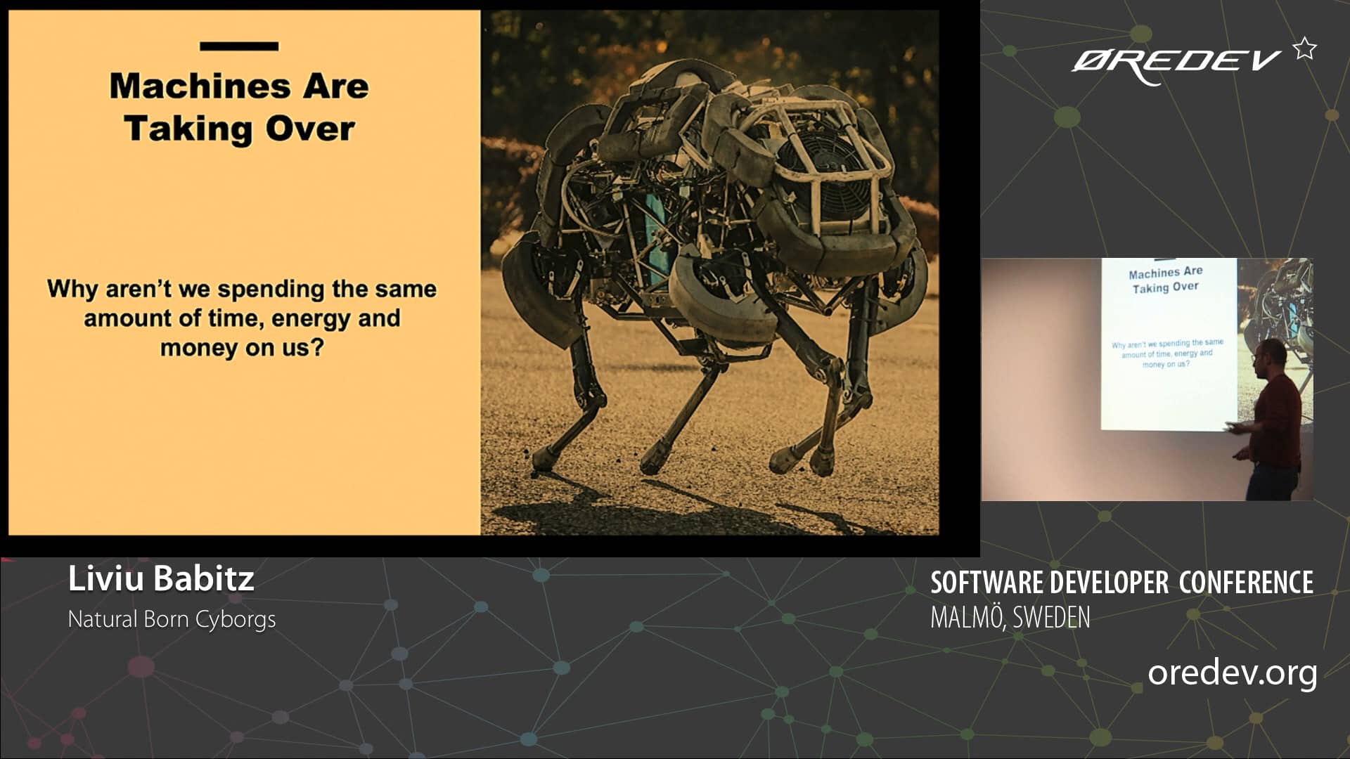 Liviu Babitz - Natural Born Cyborgs | Øredev 2018 on Vimeo