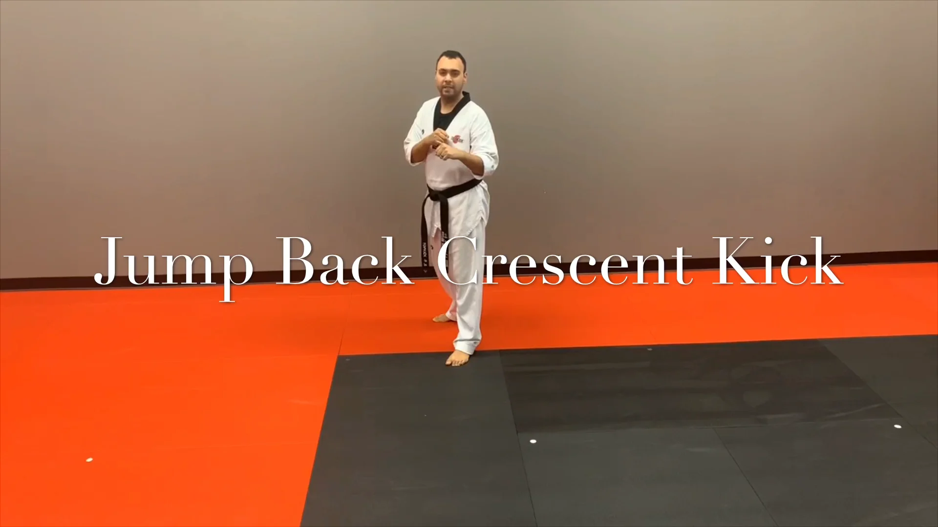 Jump Back Crescent Kick on Vimeo