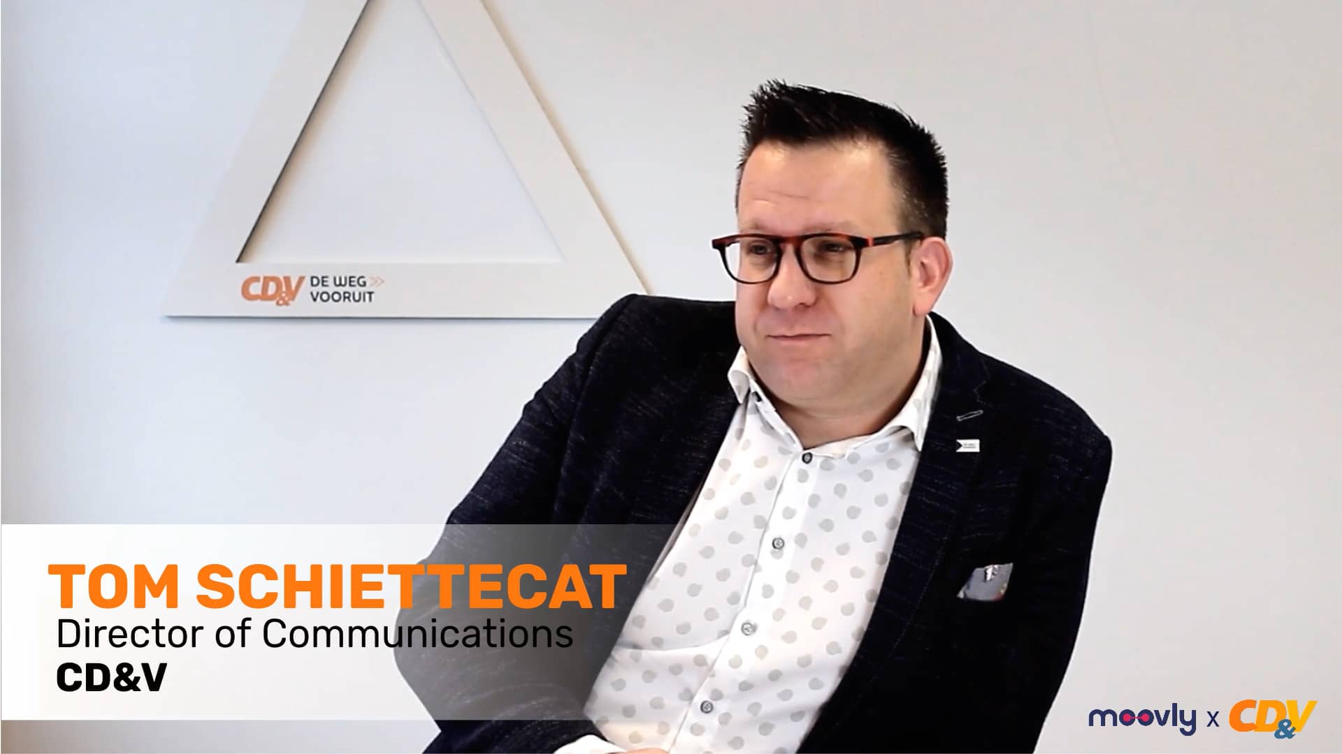 Moovly x CD&V l Interview with Tom Schiettecat, Director of ...