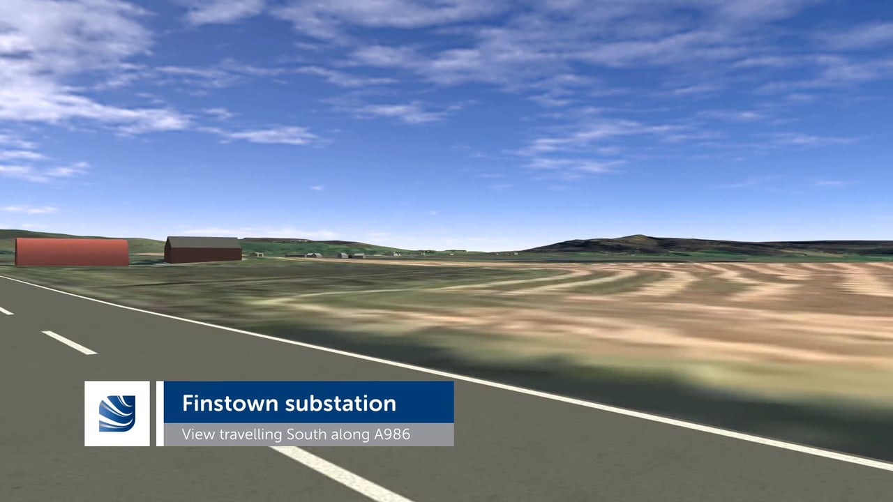 Finstown substation- Travelling south on A986 (February 2019) on Vimeo