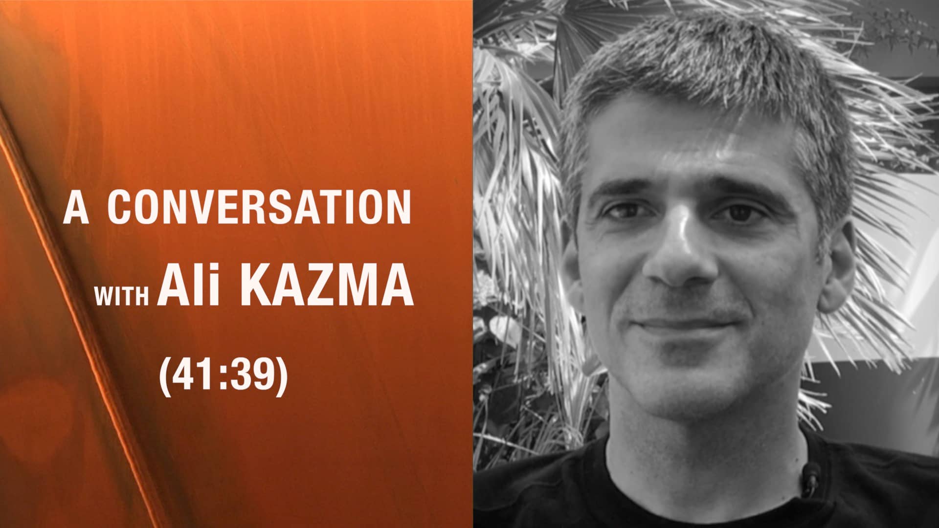 A Conversation with Ali Kazma on Vimeo