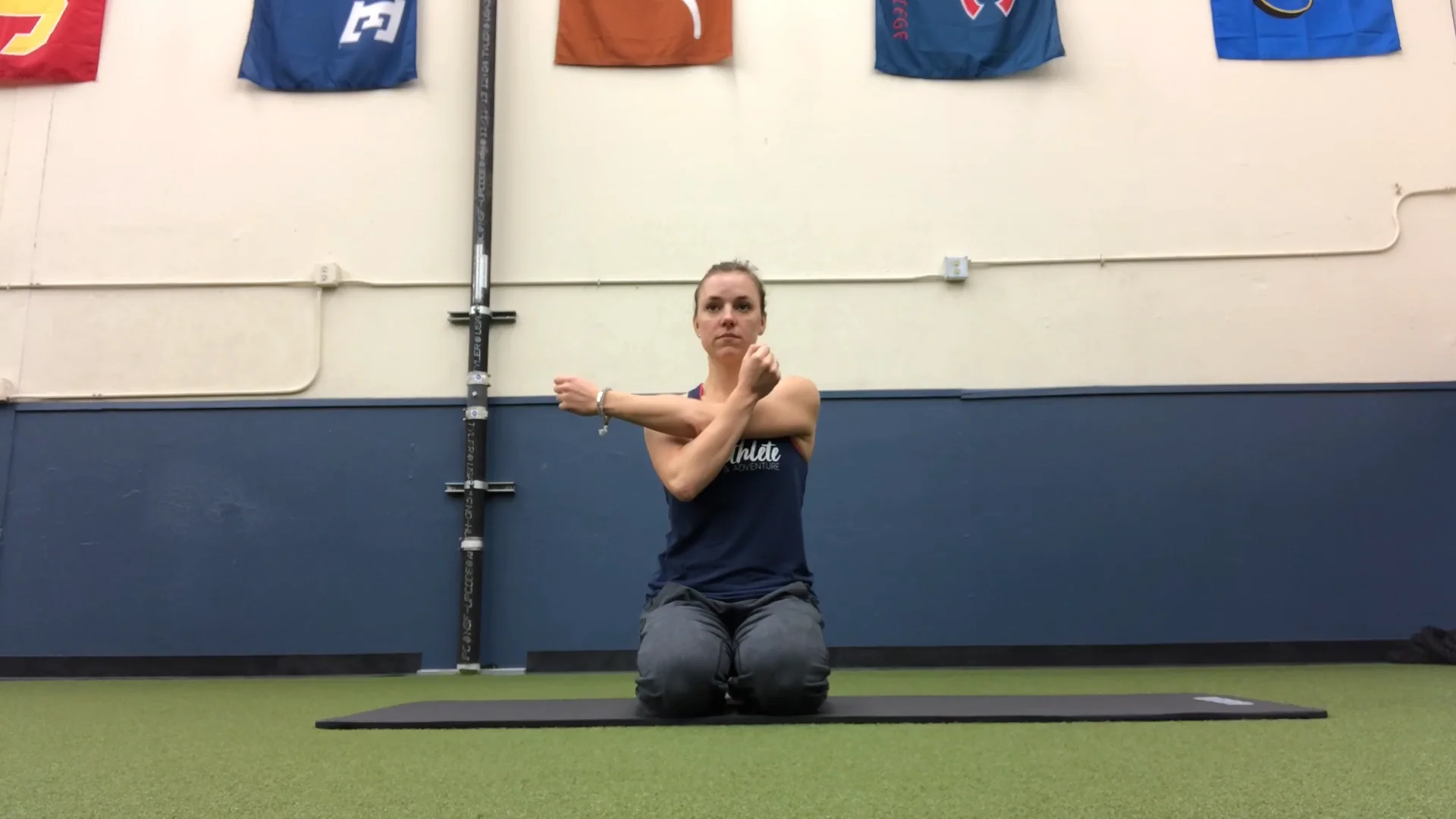 Cross Body Shoulder Stretch on Vimeo