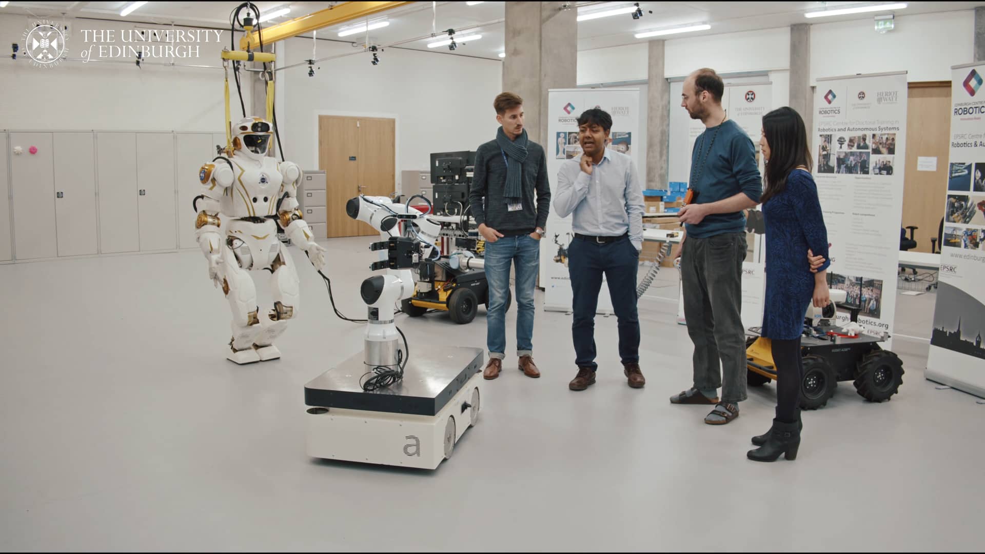 Behind the scenes at the Edinburgh Centre for Robotics on Vimeo