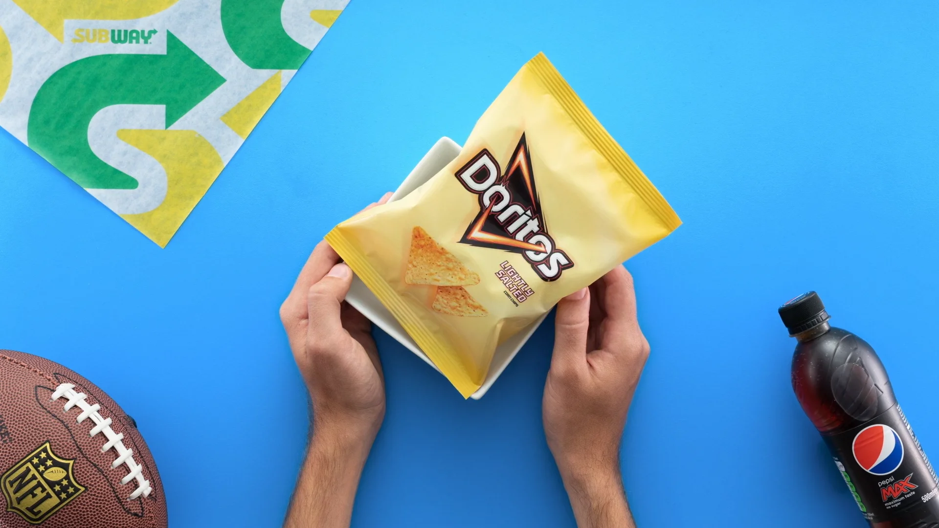 Subway NFL Idents - Hands On