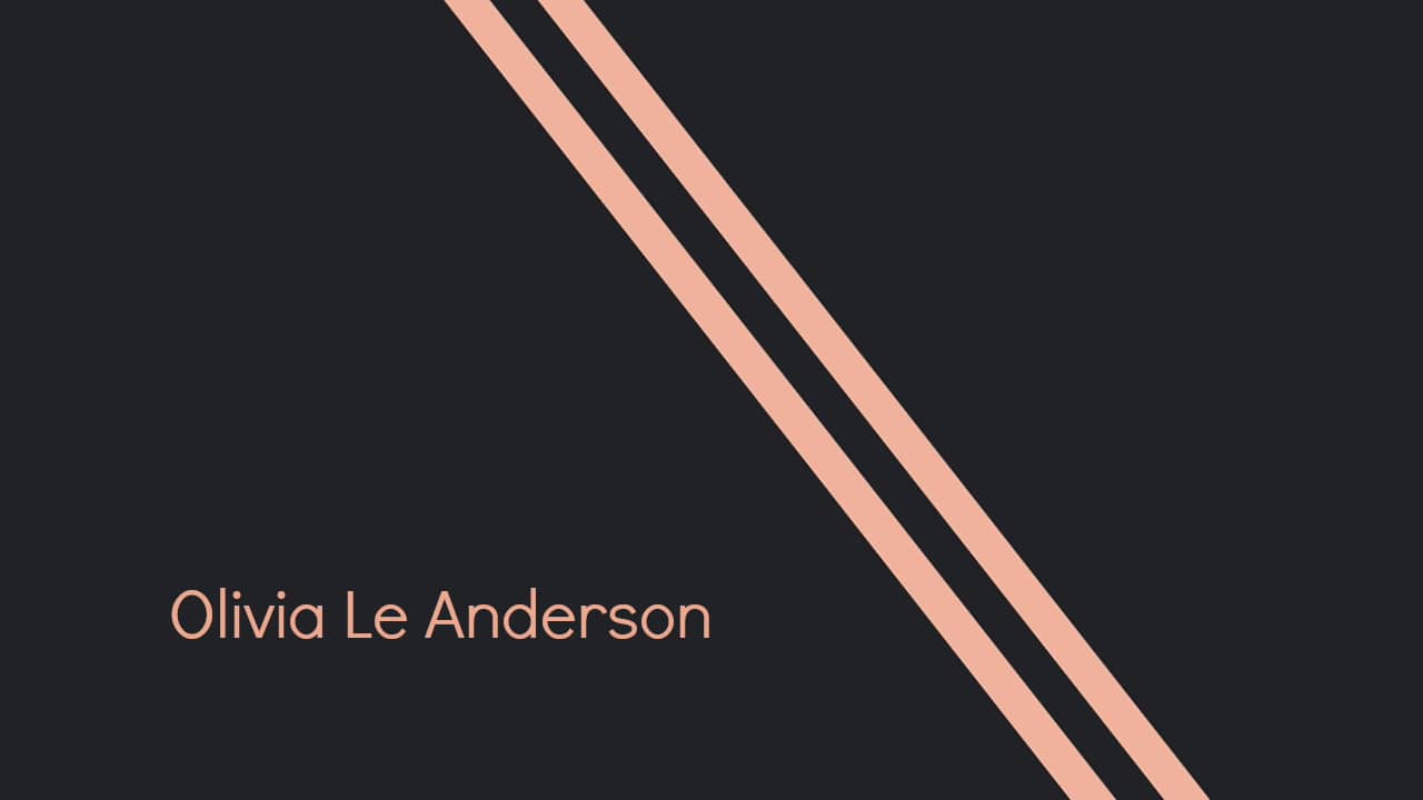 Olivia Le Anderson on Vimeo