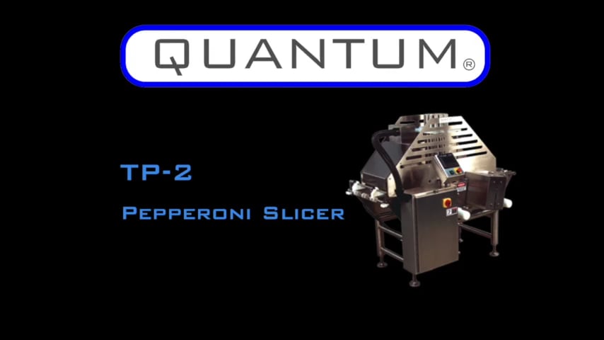 Quantum Technical Services: TP-2 Single Lane Pepperoni Slicer on Vimeo