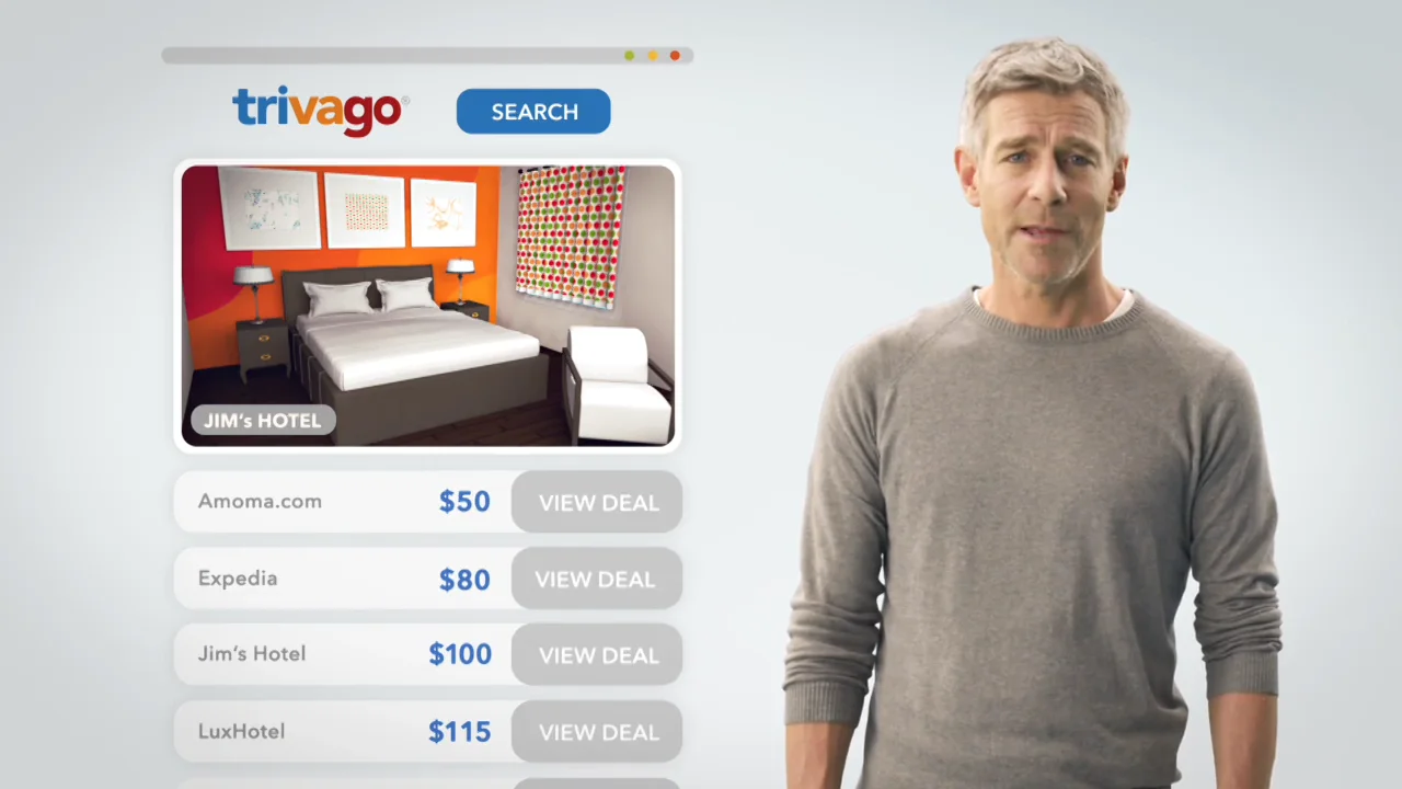 trivago US Mr Trivago Jim The Hotel Owner TV Commercial