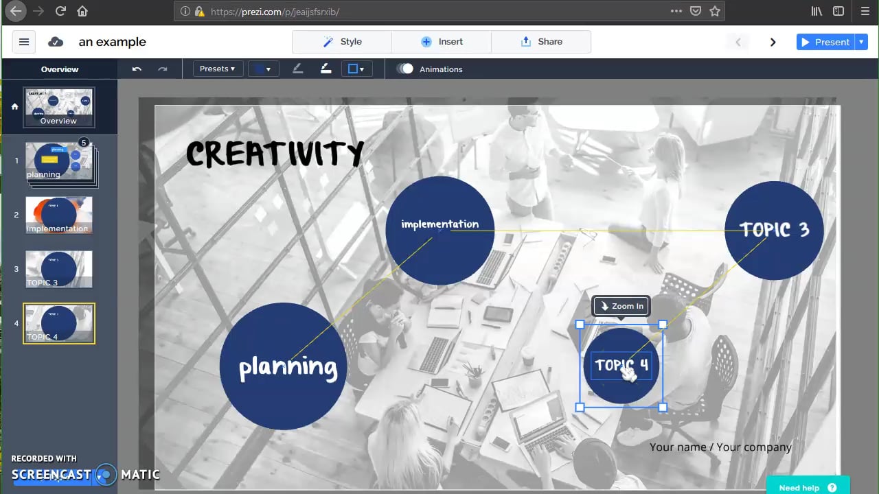 prezi from template on Vimeo