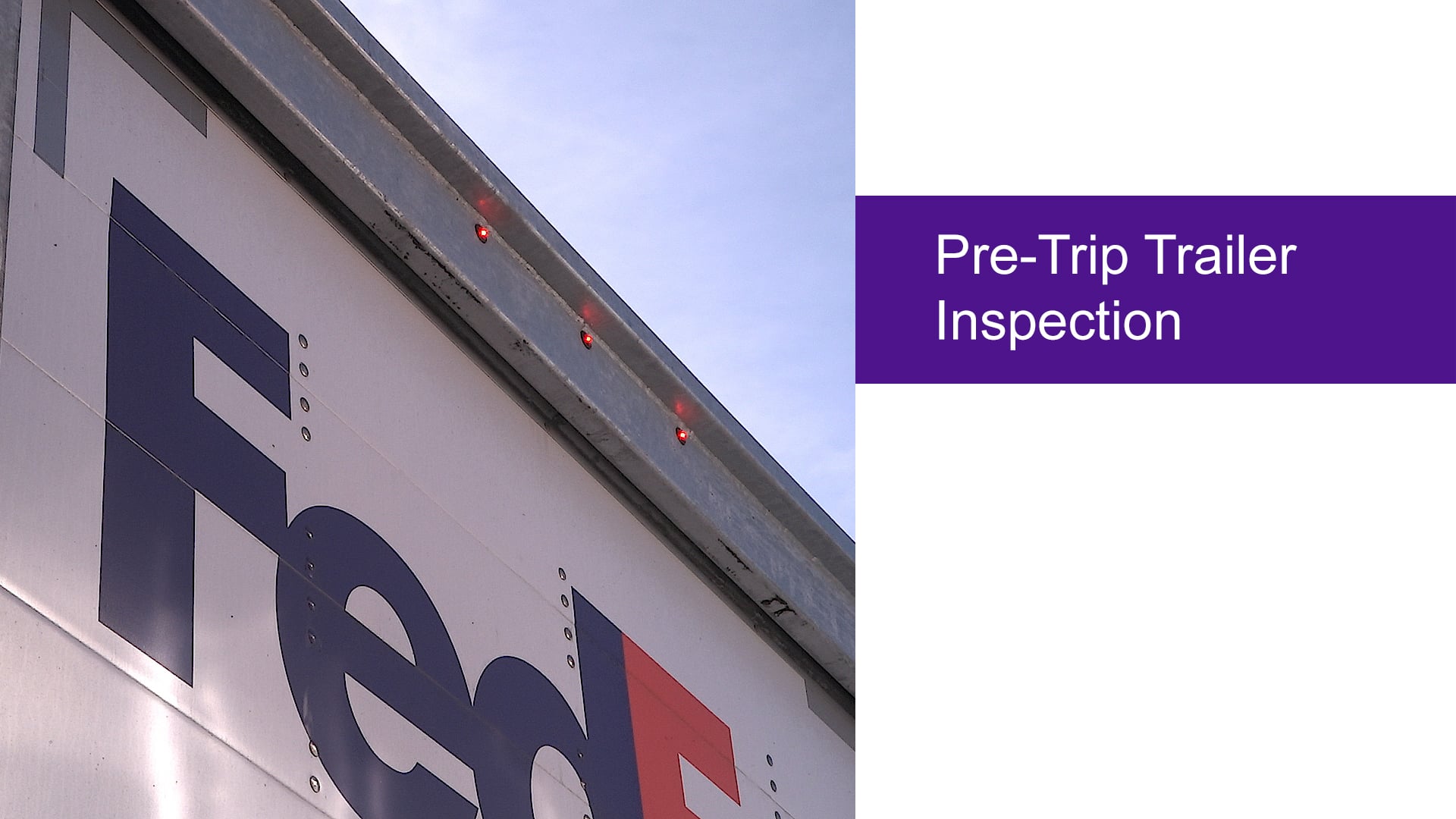 Pre-Trip Trailer Inspection on Vimeo