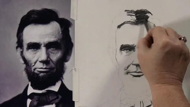 Abraham Lincoln Pencil Drawing