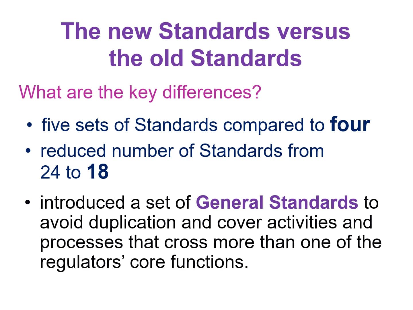What are the new Standards of Good Regulation? on Vimeo