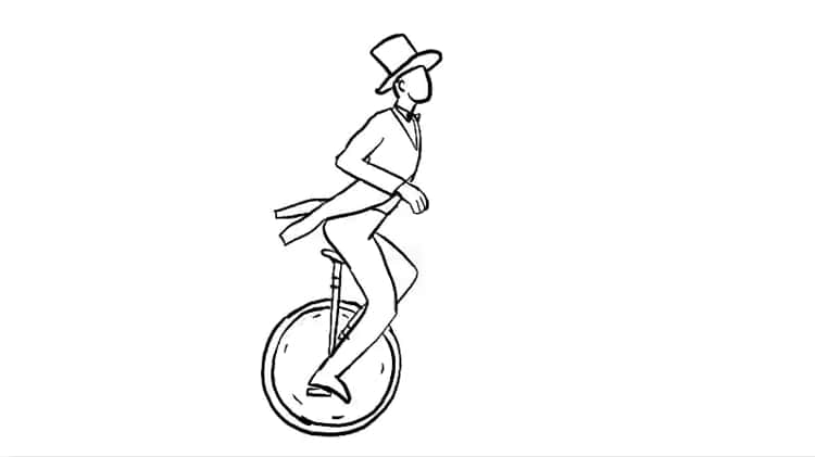 Unicycle Drawing
