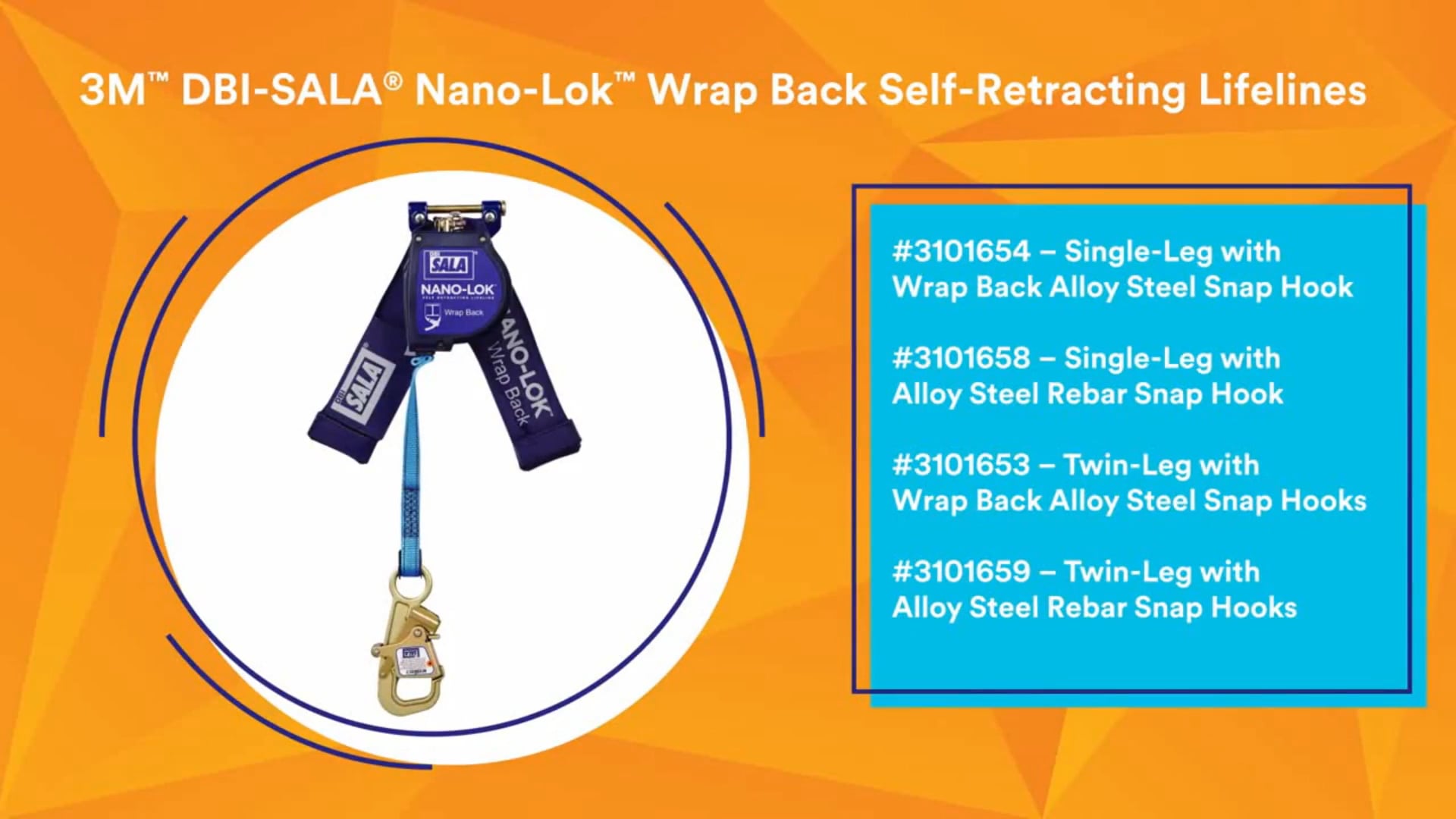 3M DBI SALA Nano Lok Wrap Back SRL on Vimeo