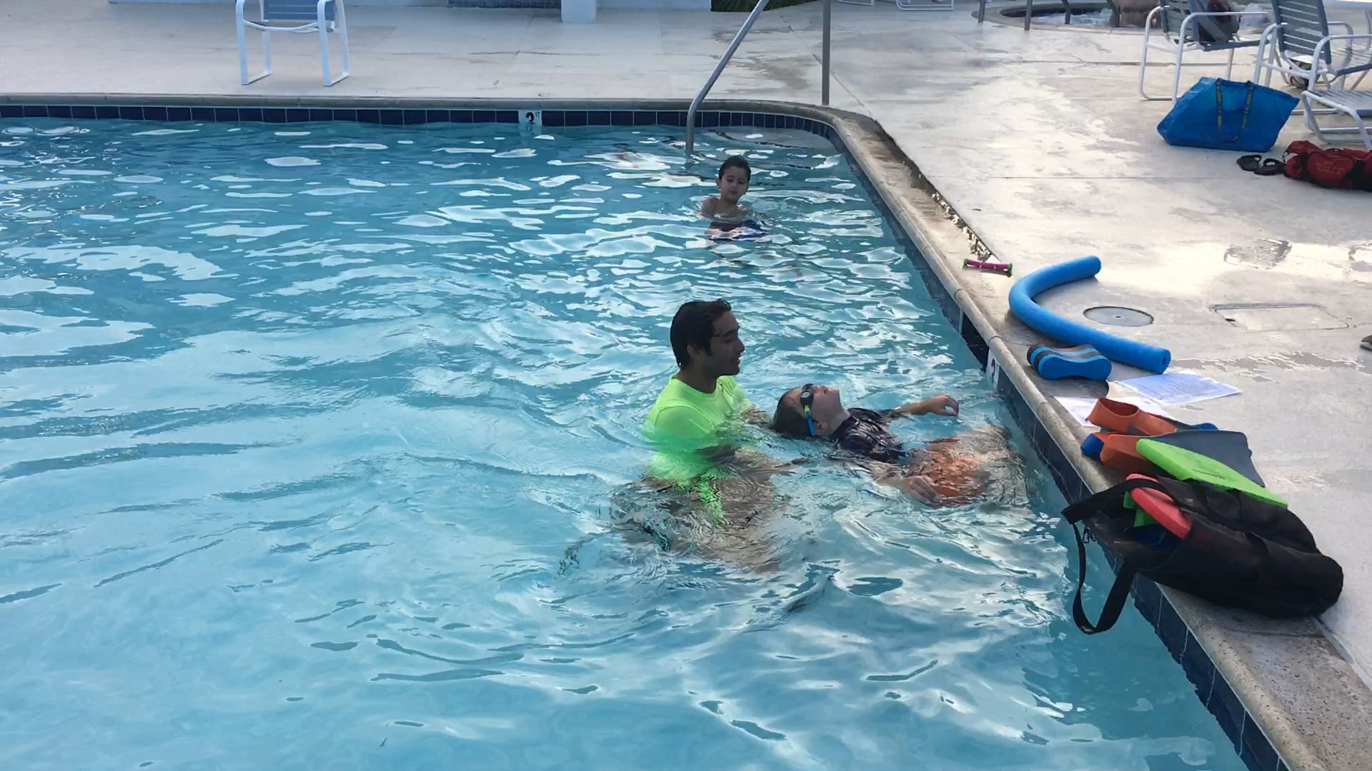 Buoyancy: Elementary Backstroke - Monkey-Star-Zoom - Teaching ...