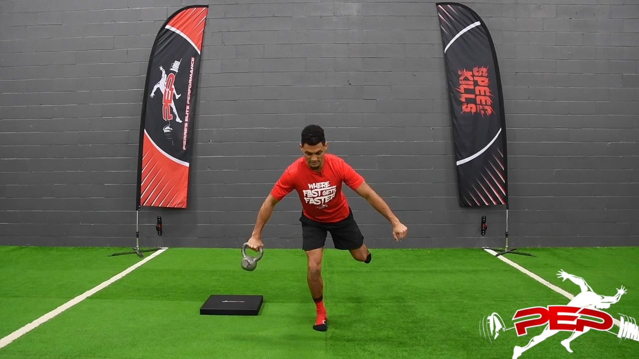 Single Leg Stabilization Kettlebell Pass Tutorial on Vimeo