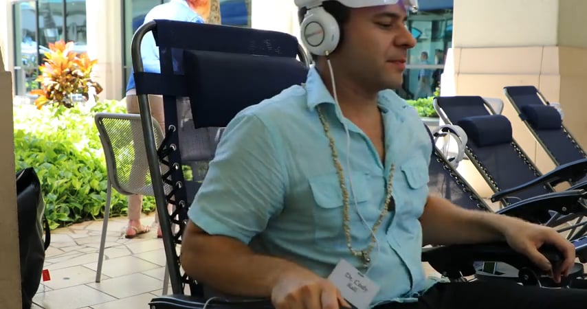 Braintap Audio Visual Entrainment Device on Vimeo