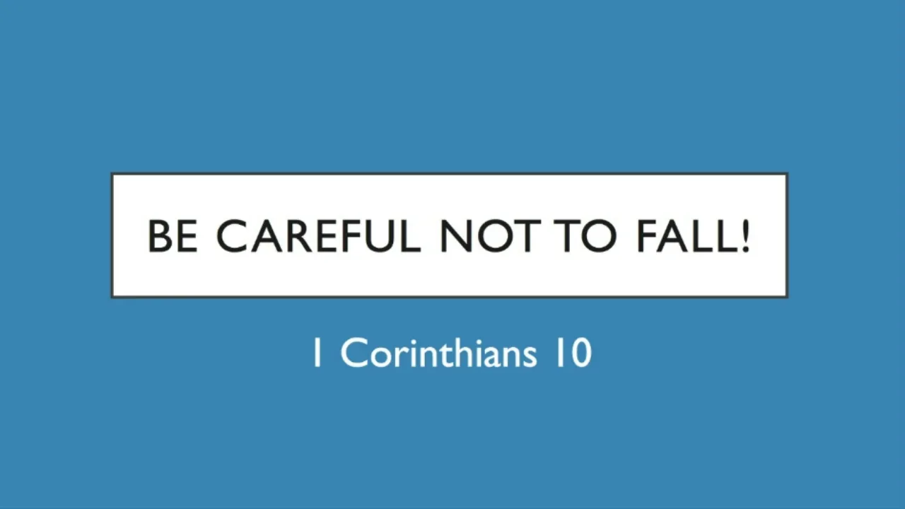 Be Careful Not To Fall • Message By Ed Bush on Vimeo