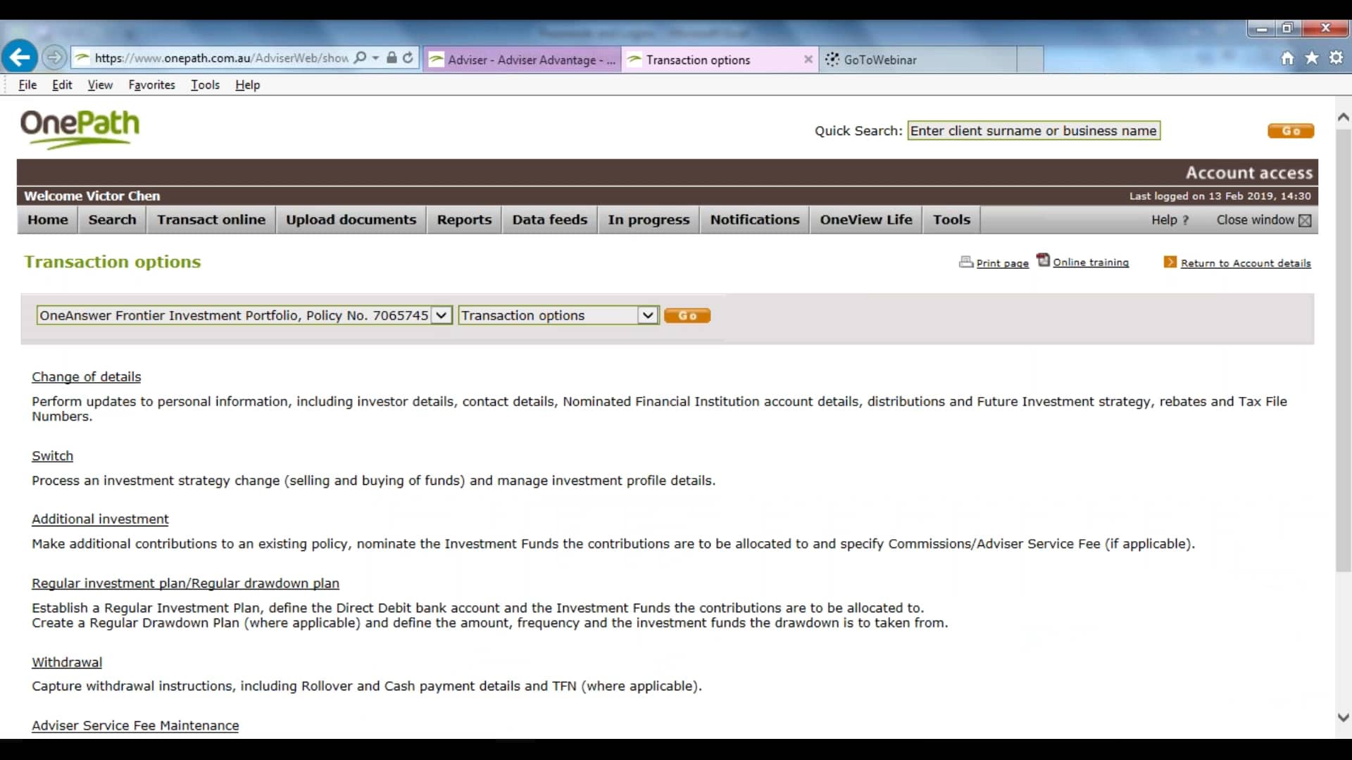 OneAnswer: Online Switches on Vimeo