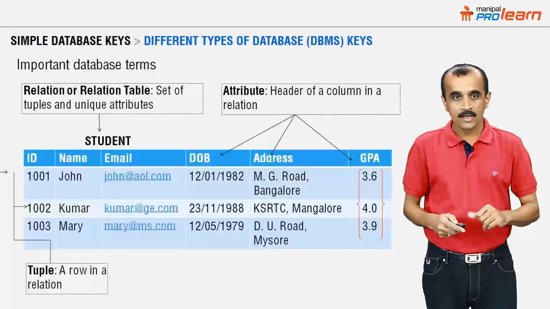 8 Simple Database Keys on Vimeo