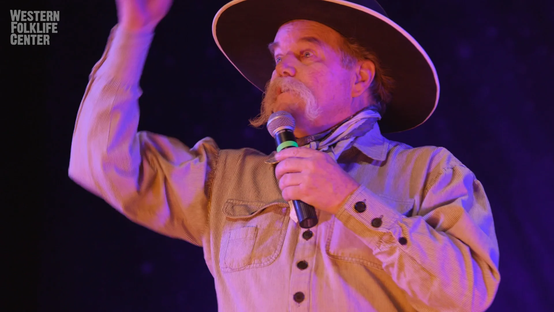 The National Cowboy Poetry Gathering - Waddie Mitchell Performs "The ...