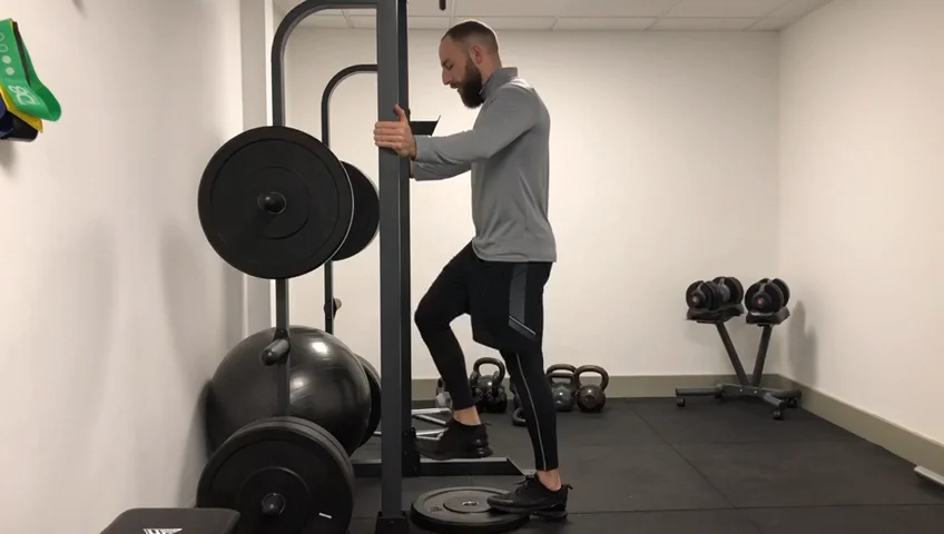 Bilateral calf Raise + Single Leg Eccentric on Vimeo