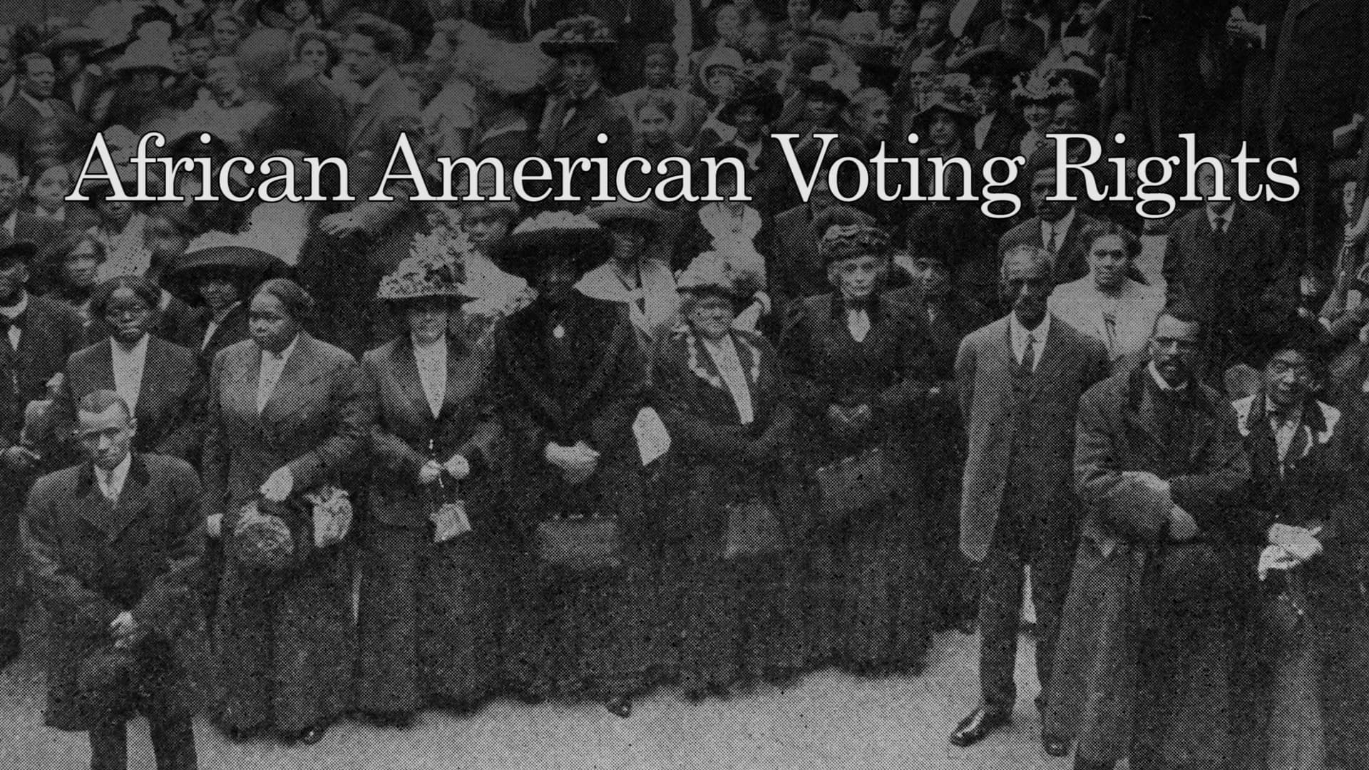 African American Voting Rights on Vimeo