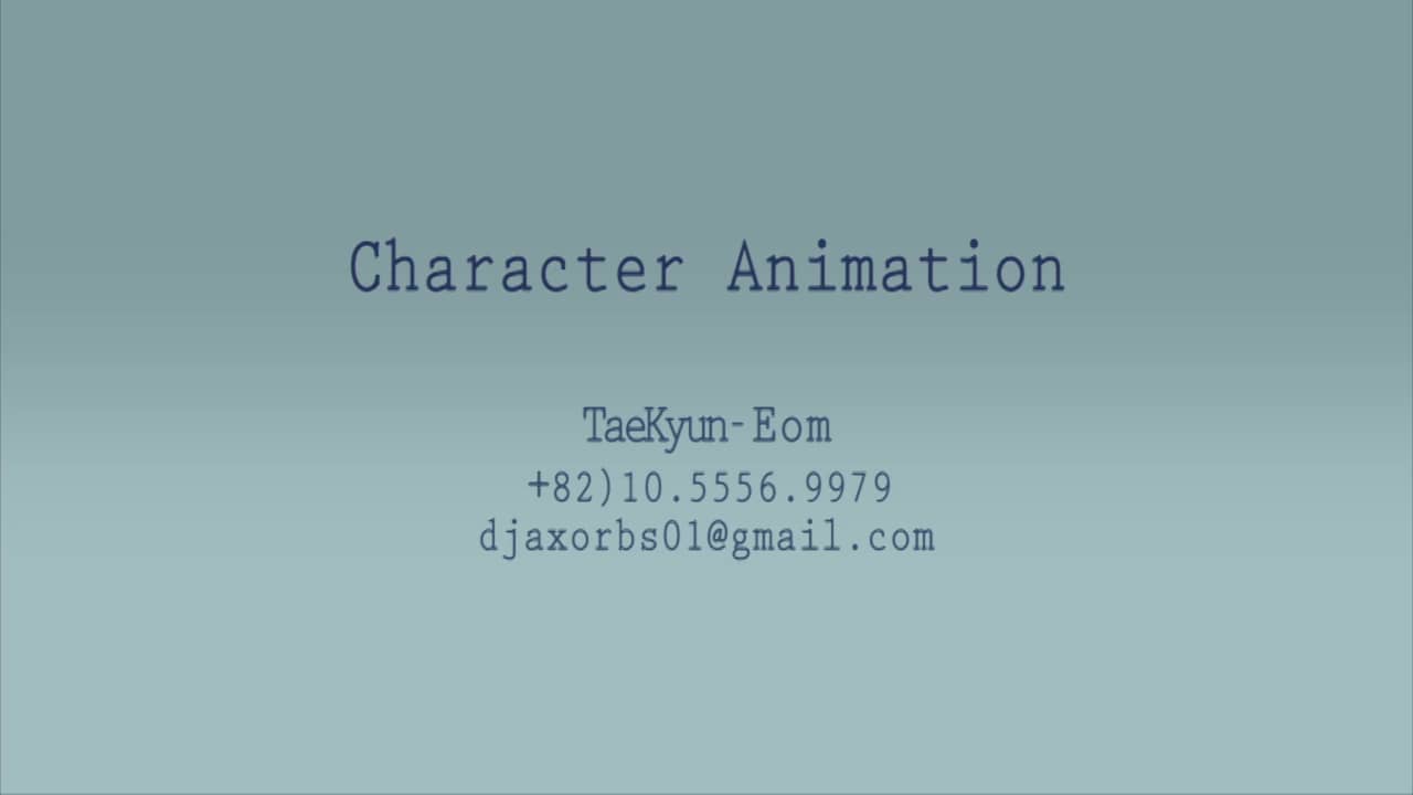 Character Animation Reel on Vimeo