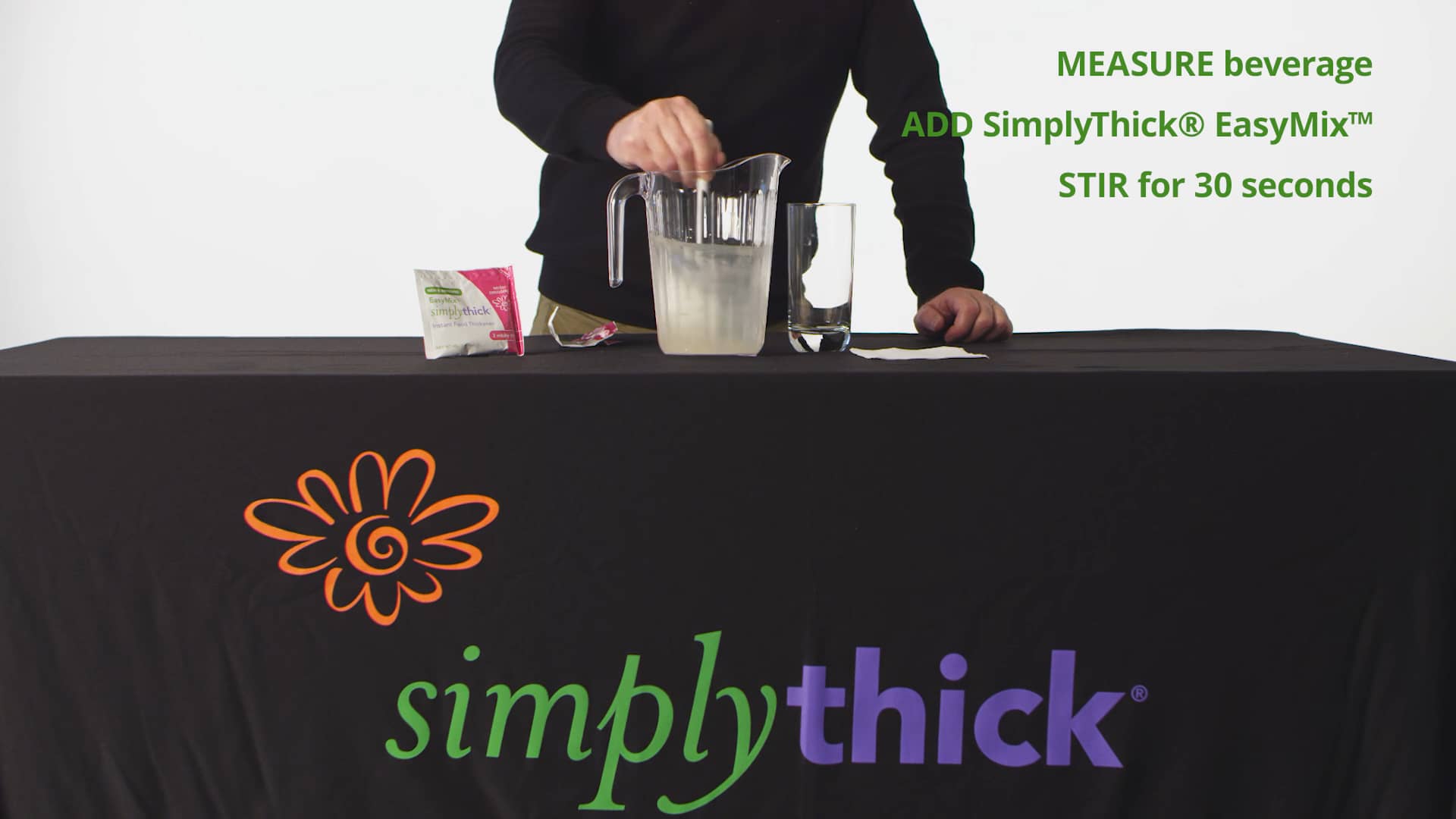 SimplyThick® EasyMix™ - Bulk Water Mixing Demo, Nectar Mildly Thick ...