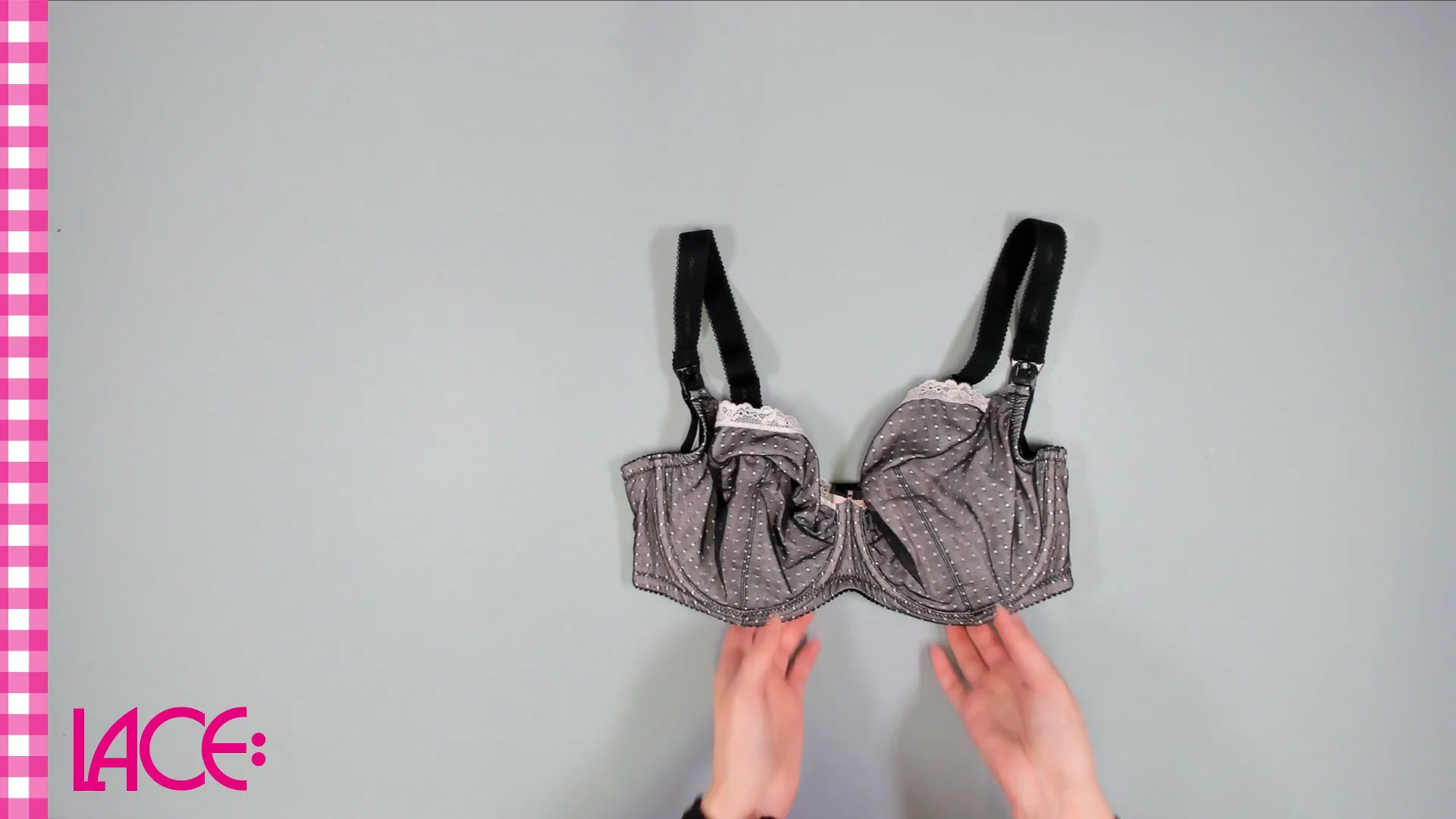 Alles - Mama Dots - Nursing Bra - Black Pink_75F | Lace.eu on Vimeo