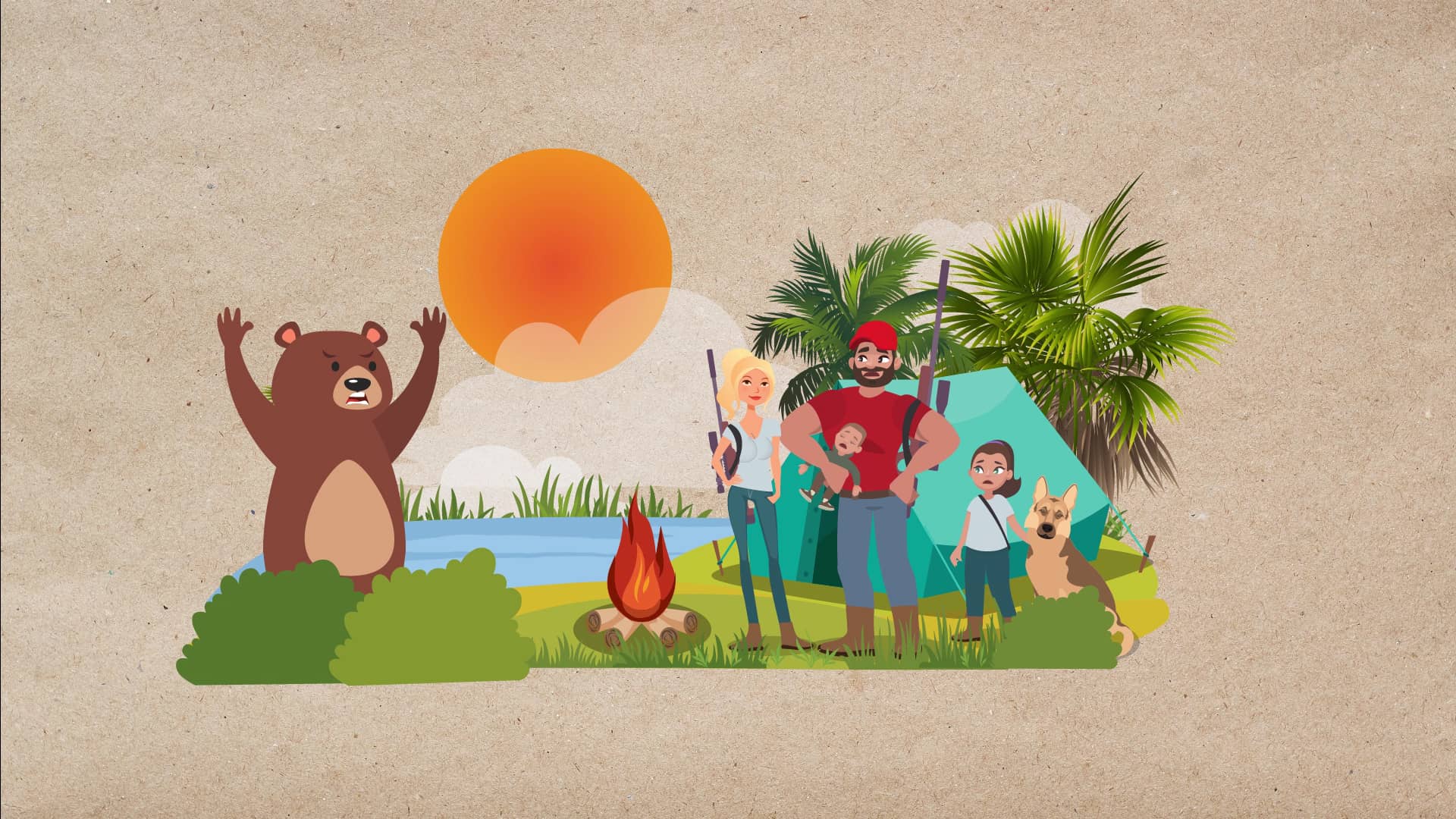 Be a Man, Buy Land, Camping // Animation on Vimeo