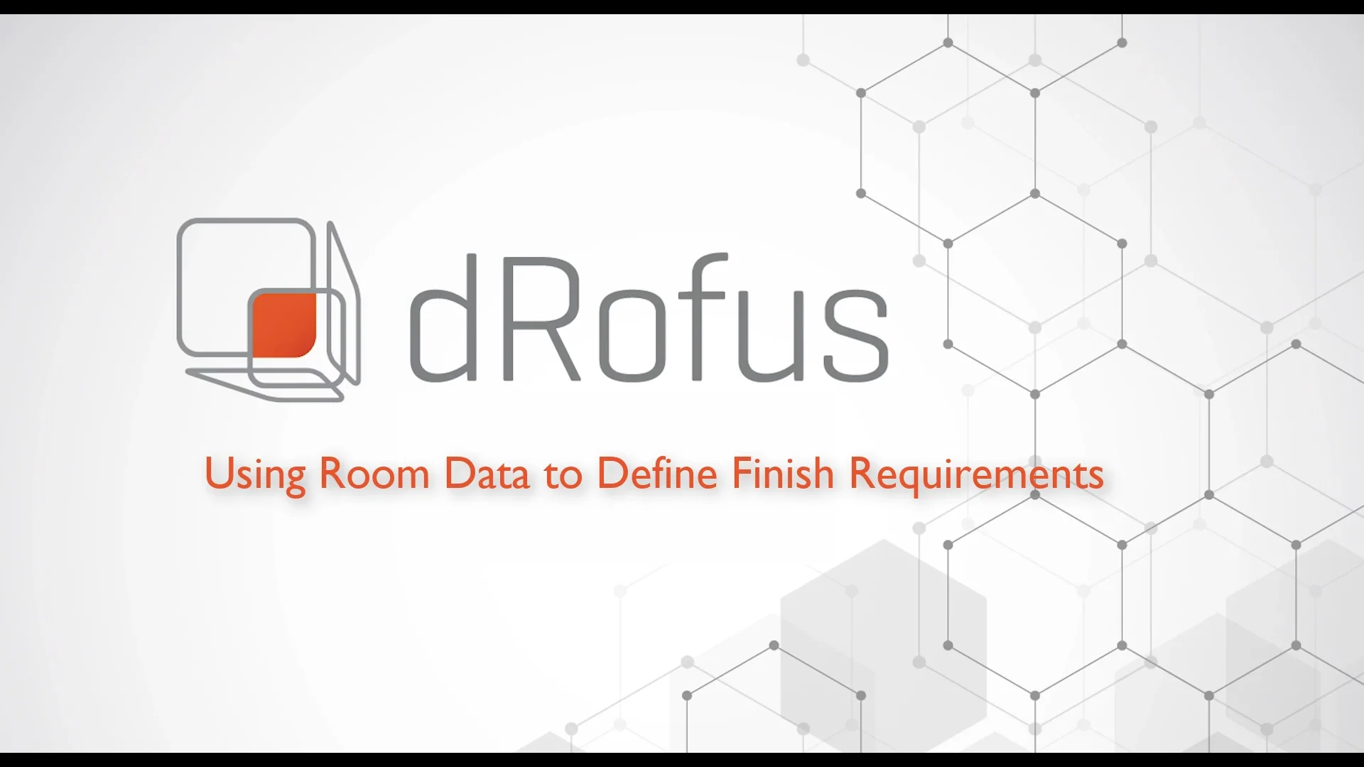 Learn: Using Room Data to Define Finish Requirements in dRofus Learning ...