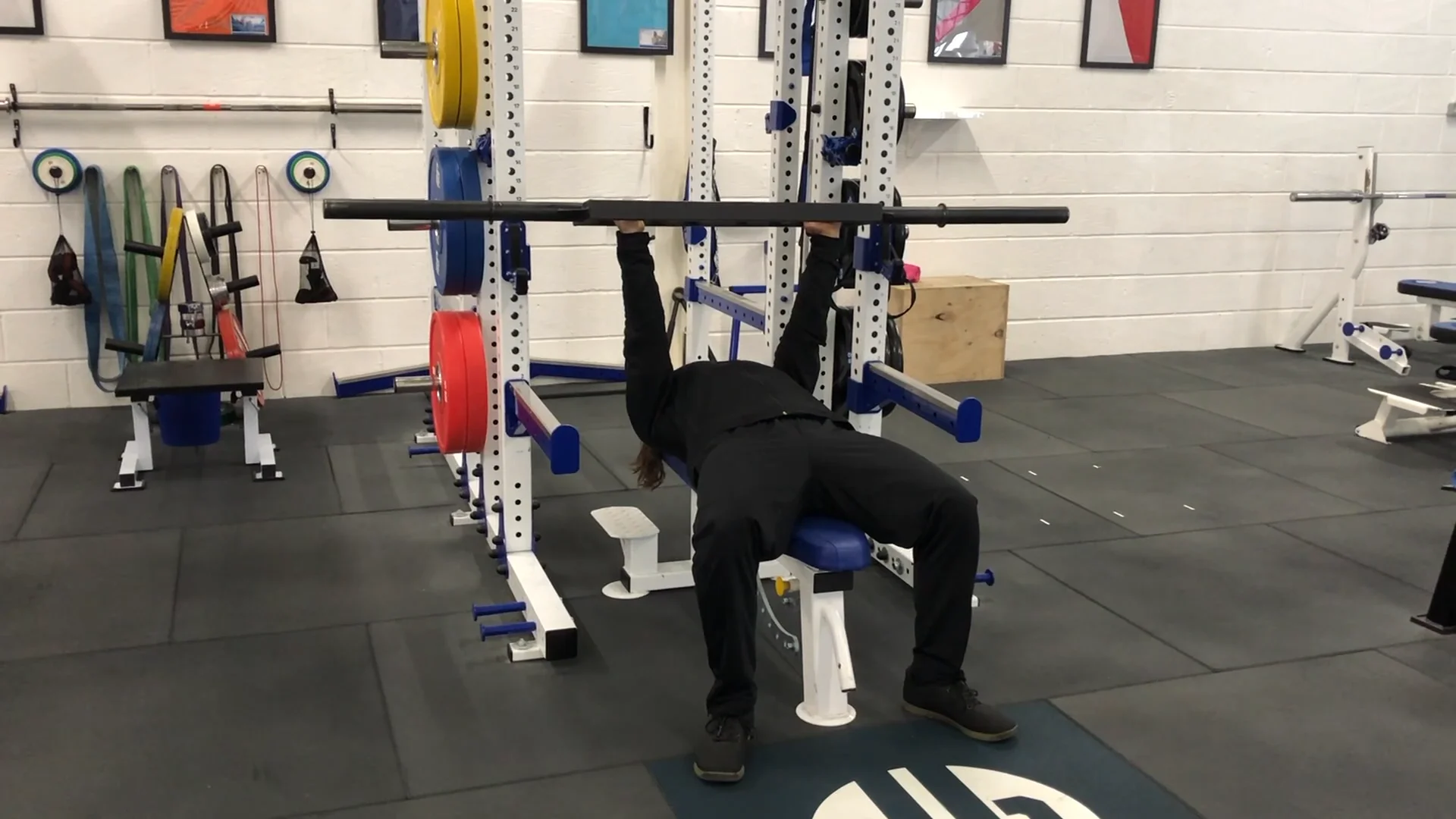 BP-4 Parallel Bar Flat Bench Press (Neutral, Mid Grip) on Vimeo