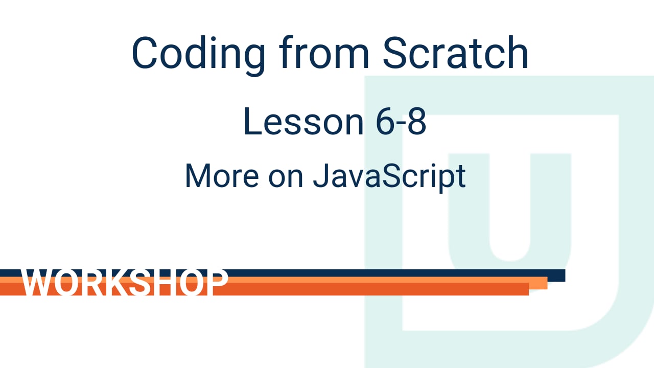 Coding from Scratch - More on JavaScript on Vimeo